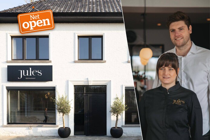 NET OPEN. Linde (33) en Jonathan (35) ruilen brasserie in voor Restaurant Jules: “Betaalbare en ...