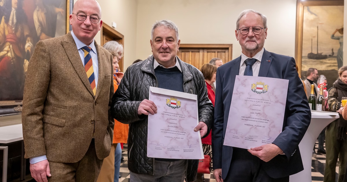 Titel van ereraadslid voor Pierre Van Damme en Walter Deygers ...