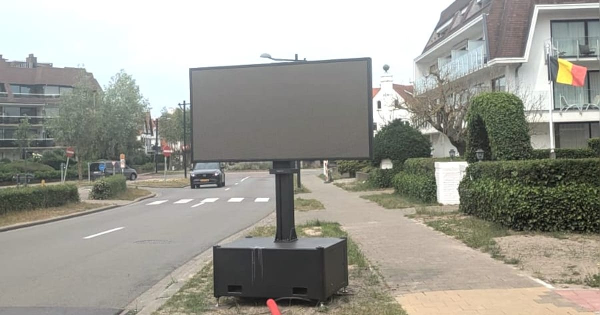 Knokke-Heist plaatst tijdelijke schermen die beschikbare ...
