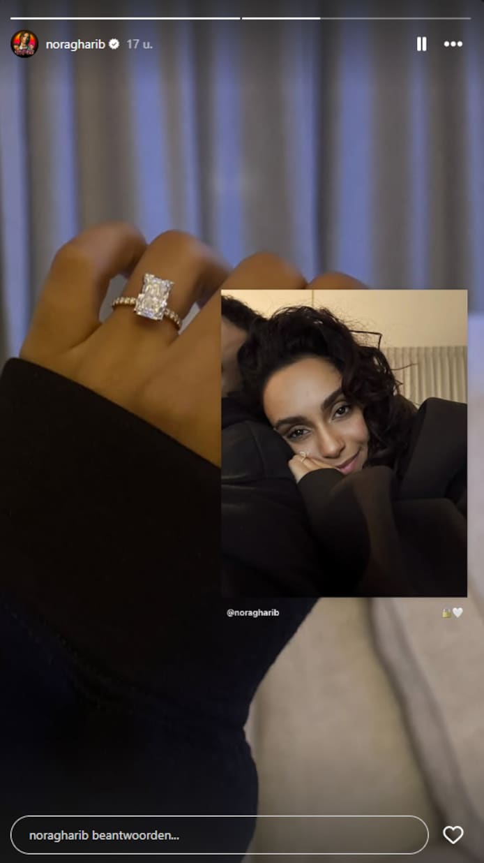 Nora Gharib (31) is verloofd | BV | hln.be