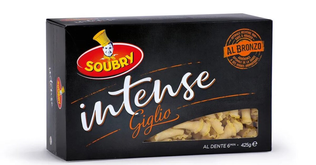 Soubry lanceert Intense-gamma met drie nieuwe pastavormen | Roeselare ...