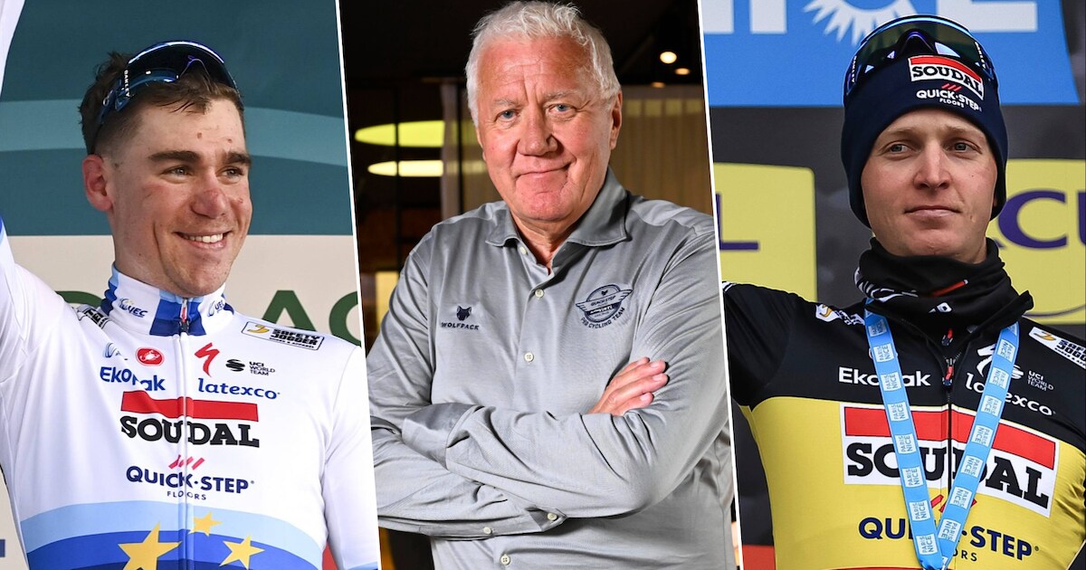Patrick Lefevere geniet van de Italiaanse zon én van zijn sprinters ...