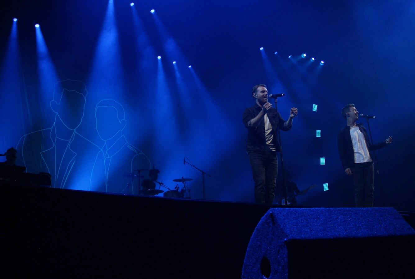 IN BEELD. Cleymans & Van Geel voor tweede keer in Proximus Pop-up Arena ...