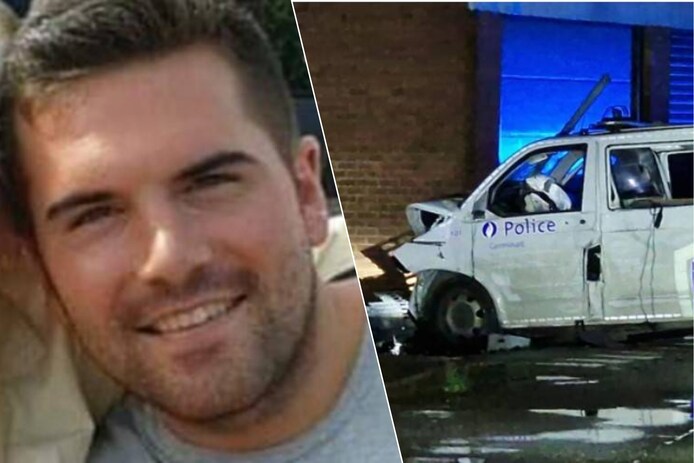 Opnieuw politieagent omgekomen in Wallonië: jonge vader Benjamin (35) overleden na crash tijdens ...