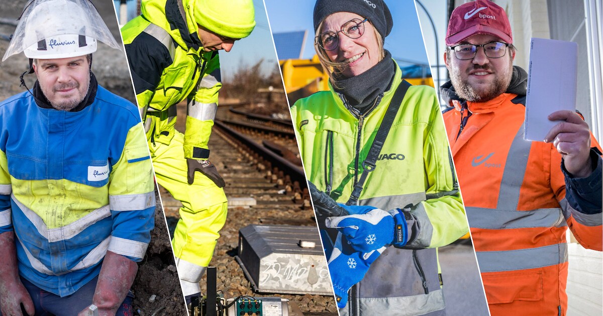 Het voelt als -25 graden, en toch werken zij door: “Het is alleszins ...