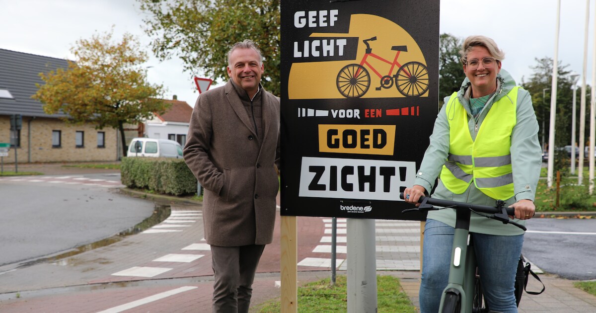 Bredene voert opnieuw actie voor goede zichtbaarheid in donkere maanden ...