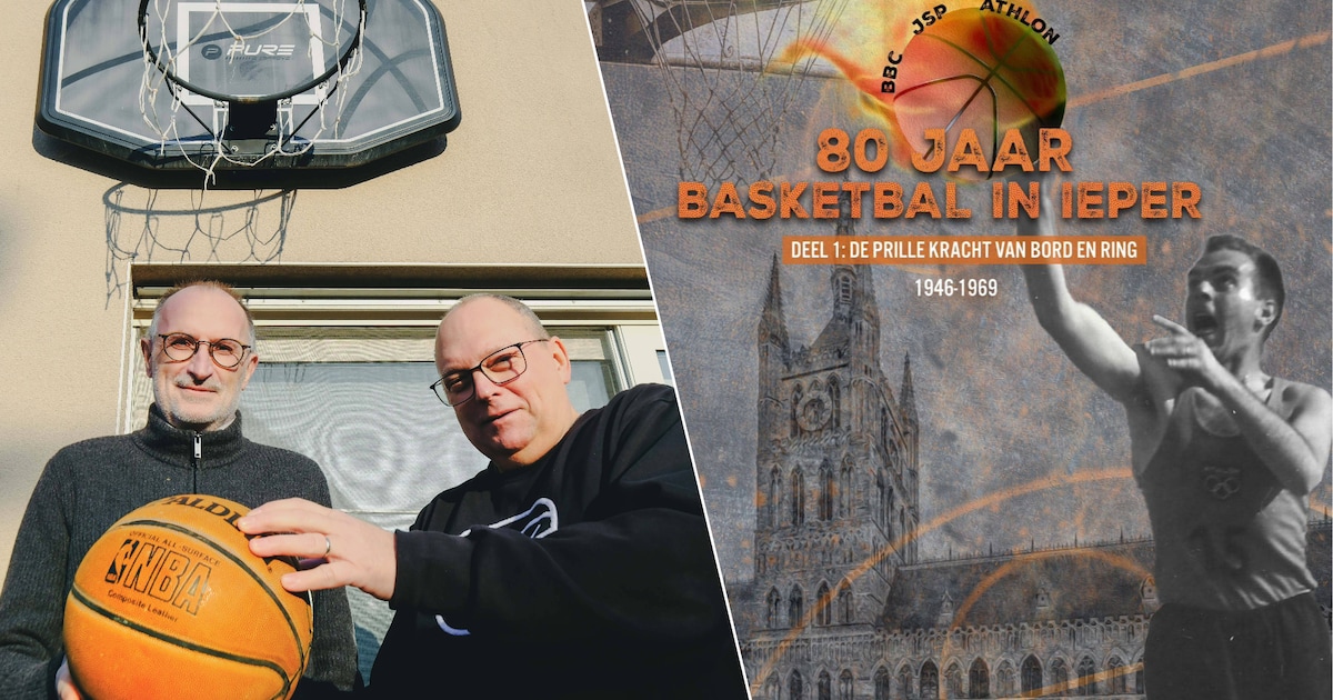 Luc en Walter bundelen 80 jaar basketgeschiedenis van Ieper in drie ...