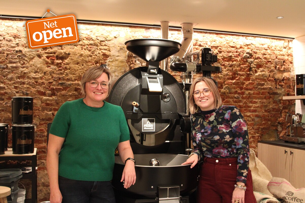 NET OPEN. Na drie jaar verbouwen opent Sara (22) koffiebar Blondies ...
