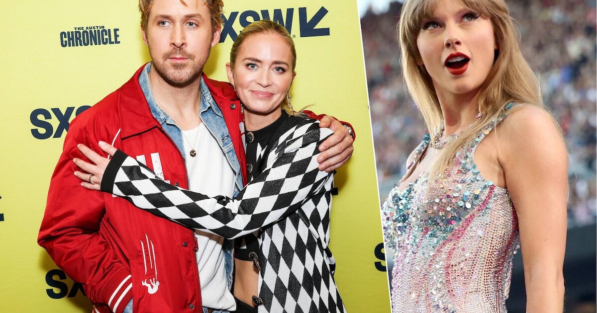 “Gewoonweg fantastisch”: Ryan Gosling en Emily Blunt blazen Taylor ...