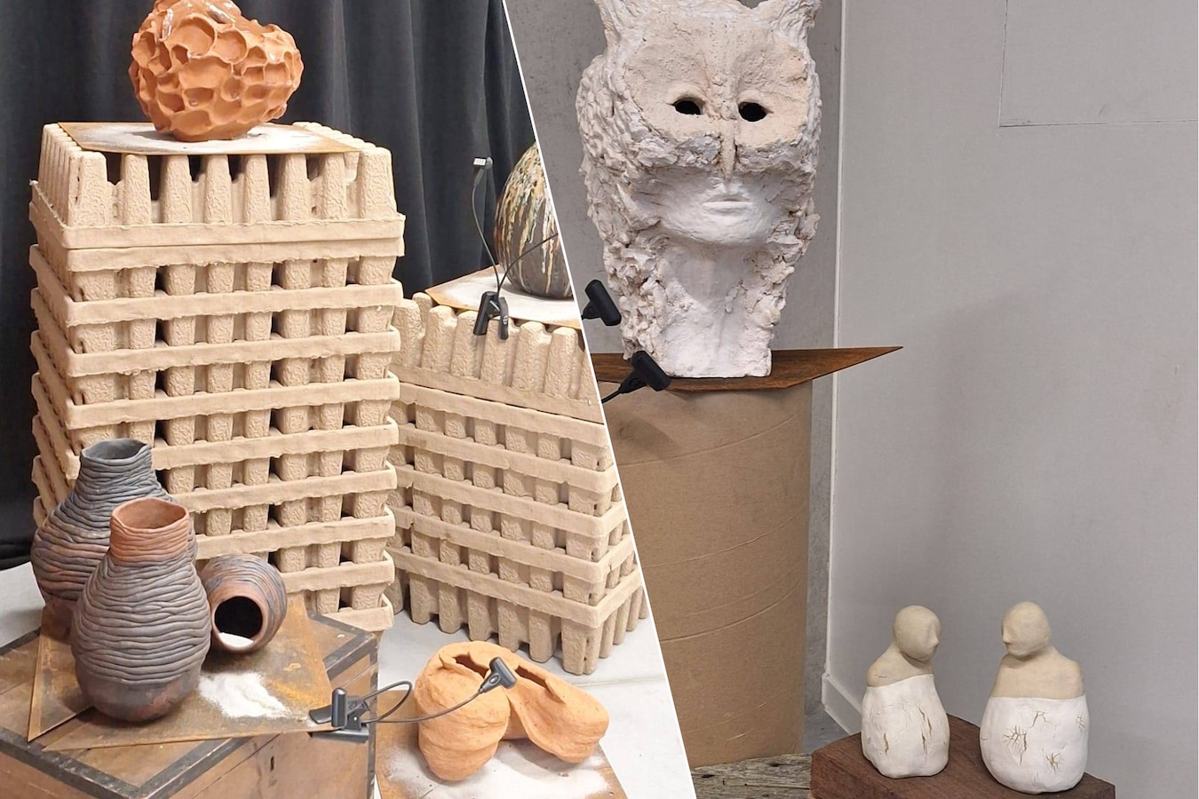 Tweejaarlijkse expo van Ateliers Beeld in Cultuurhuis Merelbeke en ...