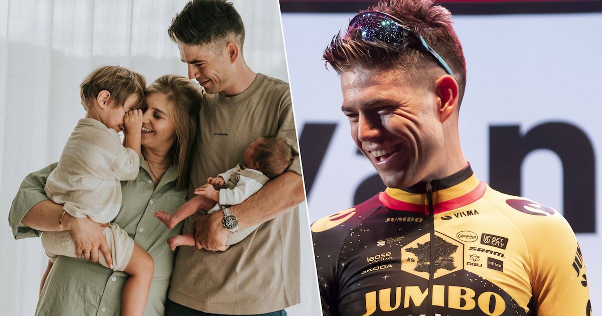 "Is da vandaag?": Van Aert kan grapje niet laten nadat z'n vrouw Sarah ...