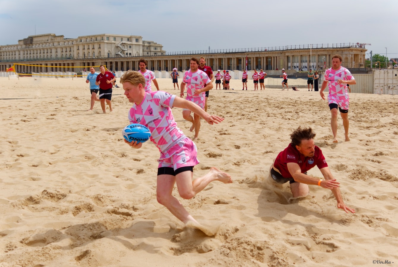 Tweede ‘Ostend Beach Rugby Tournament’ strijkt neer op Sportstrand van ...