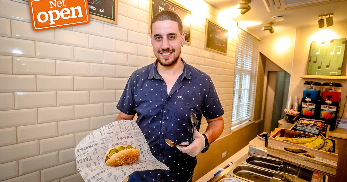 NET OPEN. Na de bubbelthee, nu de hotdogs: Teo (26) opent Top Dogs in ...