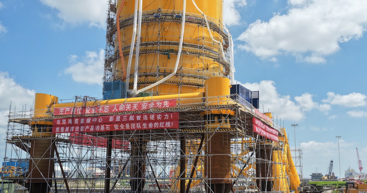 China opent eerste datacenter op windenergie: servers draaien 10 meter ...