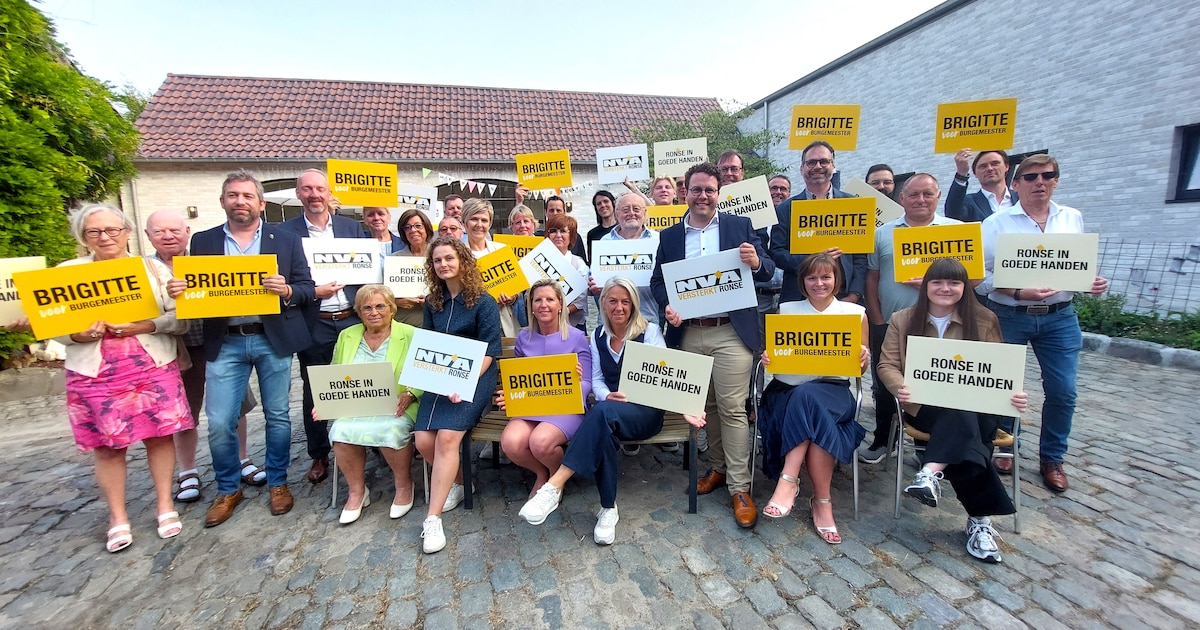N-VA wil Ronse in goede handen houden en heeft daarvoor 29 kandidaten ...