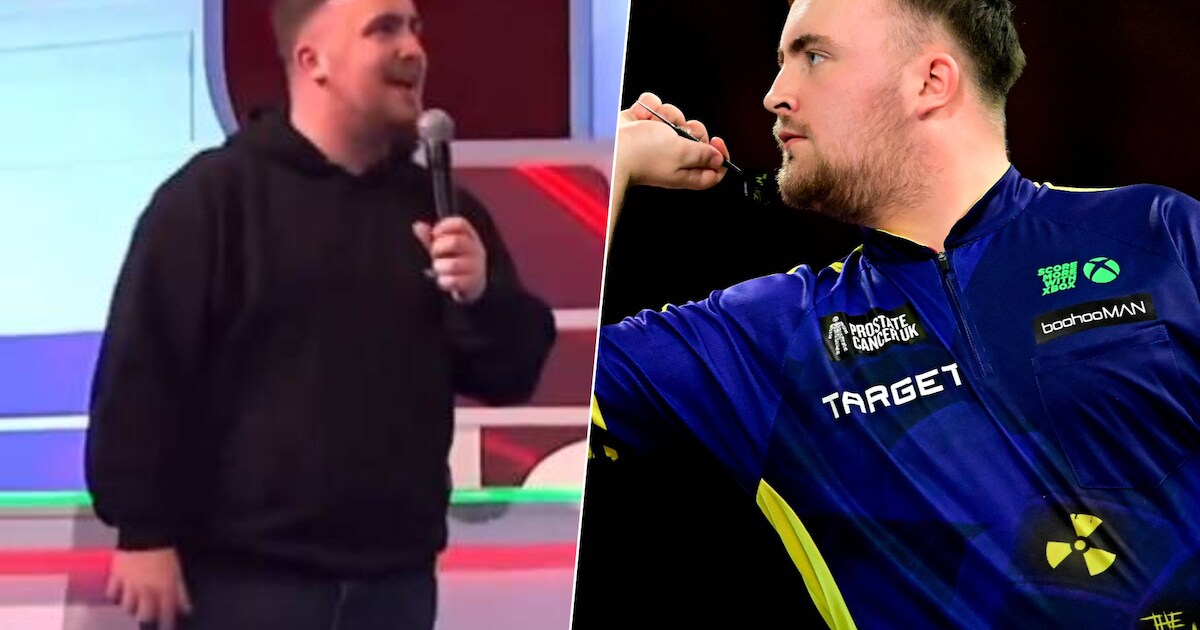 Meer dan een wereldkampioen darts: Luke Littler toont in tv-programma z ...