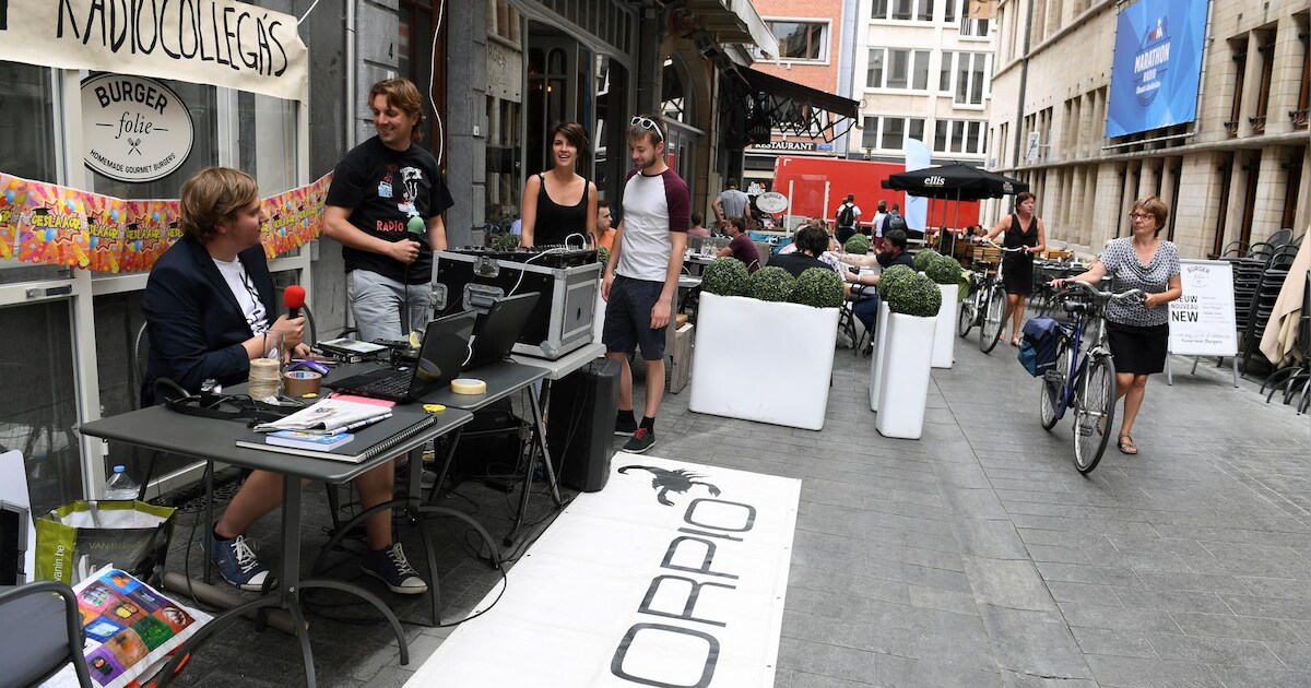 Radio Scorpio installeert zich tegenover Radiohuis MNM | Leuven | HLN.be