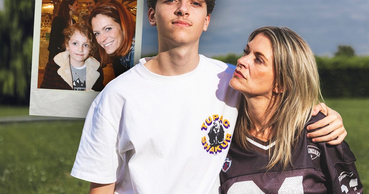 EXCLUSIEF. Karen Damen en haar zoon Sky (15): “Ik heb het gevoel dat ik ...