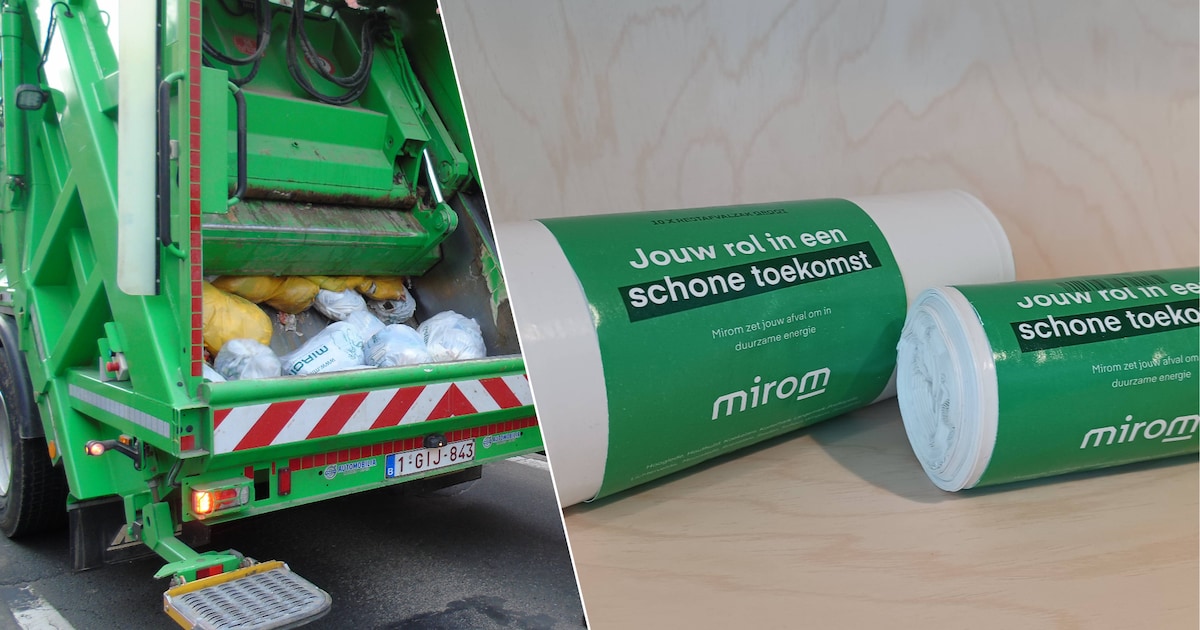 Prijs van MIROM-vuilniszakken stijgt volgend jaar fors van 1.7 naar 2.8 ...