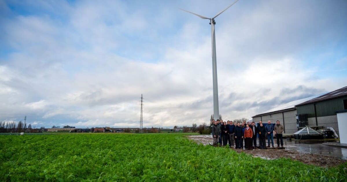Inagro installeert middelgrote windmolen om energie te winnen én ...