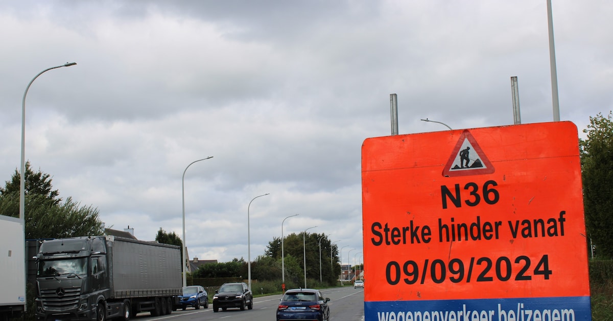Hinder door werken aan Rijksweg op twee plekken | Lendelede | HLN.be