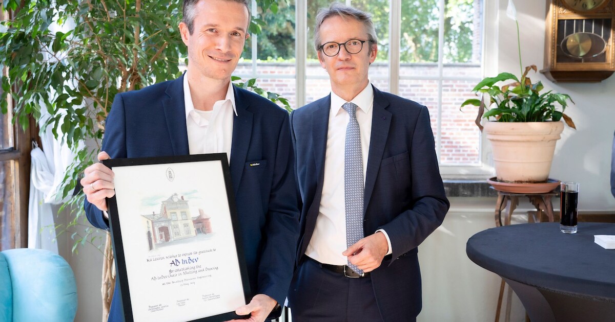AB InBev verlengt vijfjarige leerstoel mouten en brouwen aan KU Leuven ...