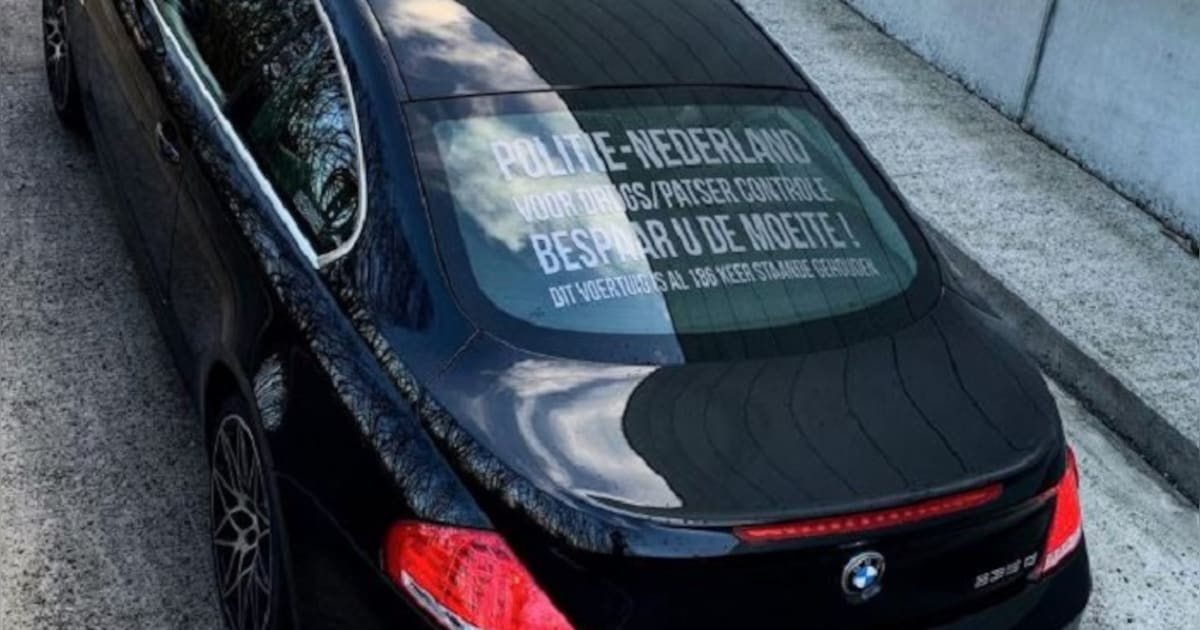 Nederbelg voorziet ‘patserbak’ van figuurlijke dikke vinger naar ...