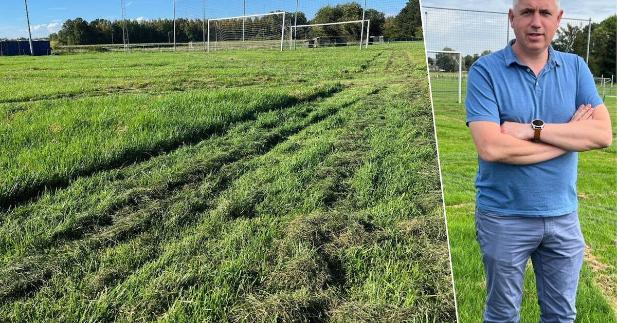 Als zelfs voor robotmaaier het gras al te hoog is... Voetbalclub KM ...