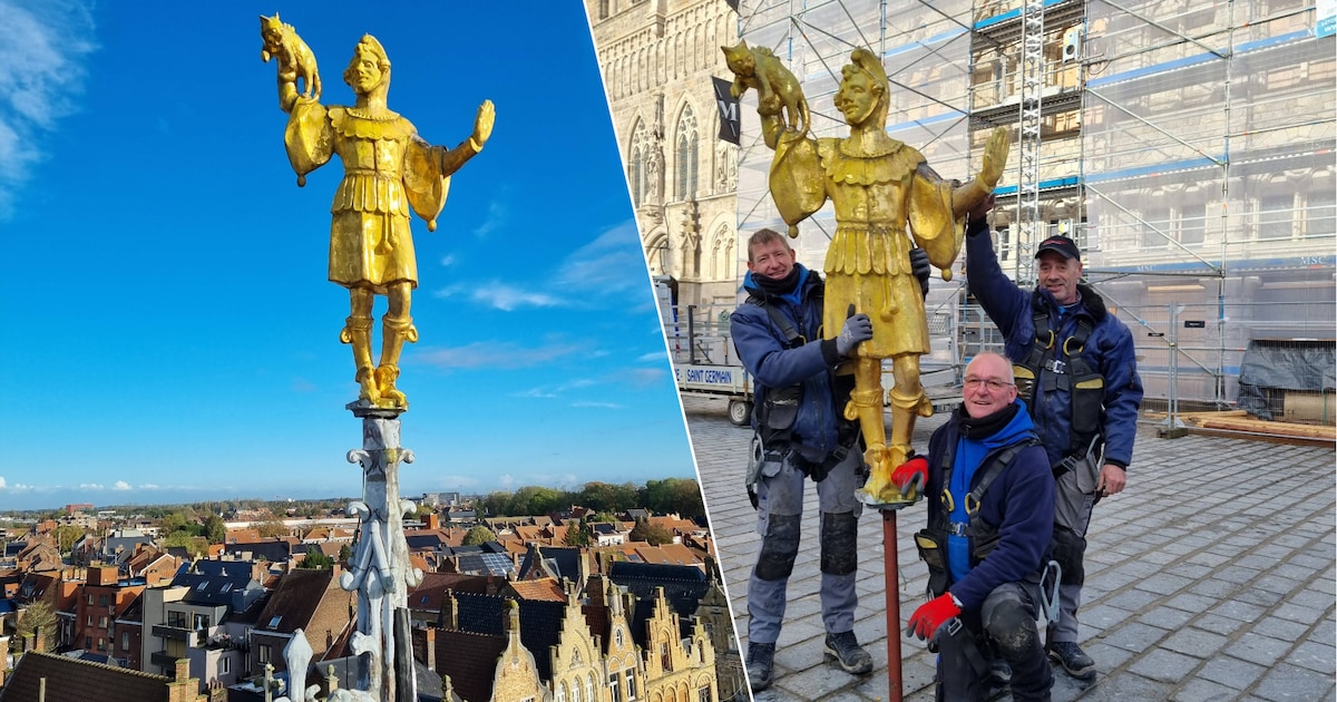 Nar verlaat dak Lakenhallen om te worden gerestaureerd: “Levensgroot ...