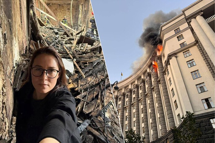 Oekraïense premier toont vernieling na Russische aanval op regeringsgebouw: “We moeten vijand ...