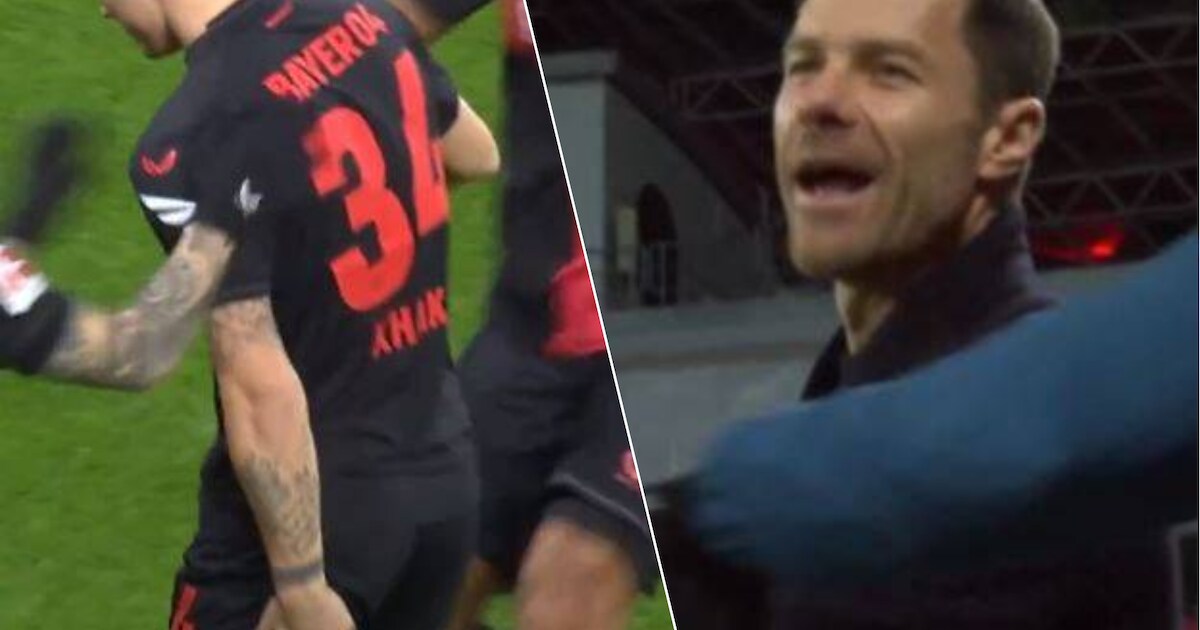 Zelfs zijn coach Xabi Alonso fopt hij: Xhaka viert wel erg apart zijn ...