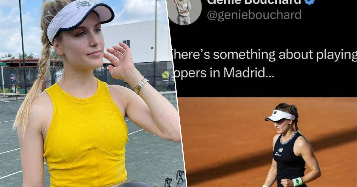 Genie Bouchard wint nog eens wedstrijd, maar valt vooral op met (snel ...