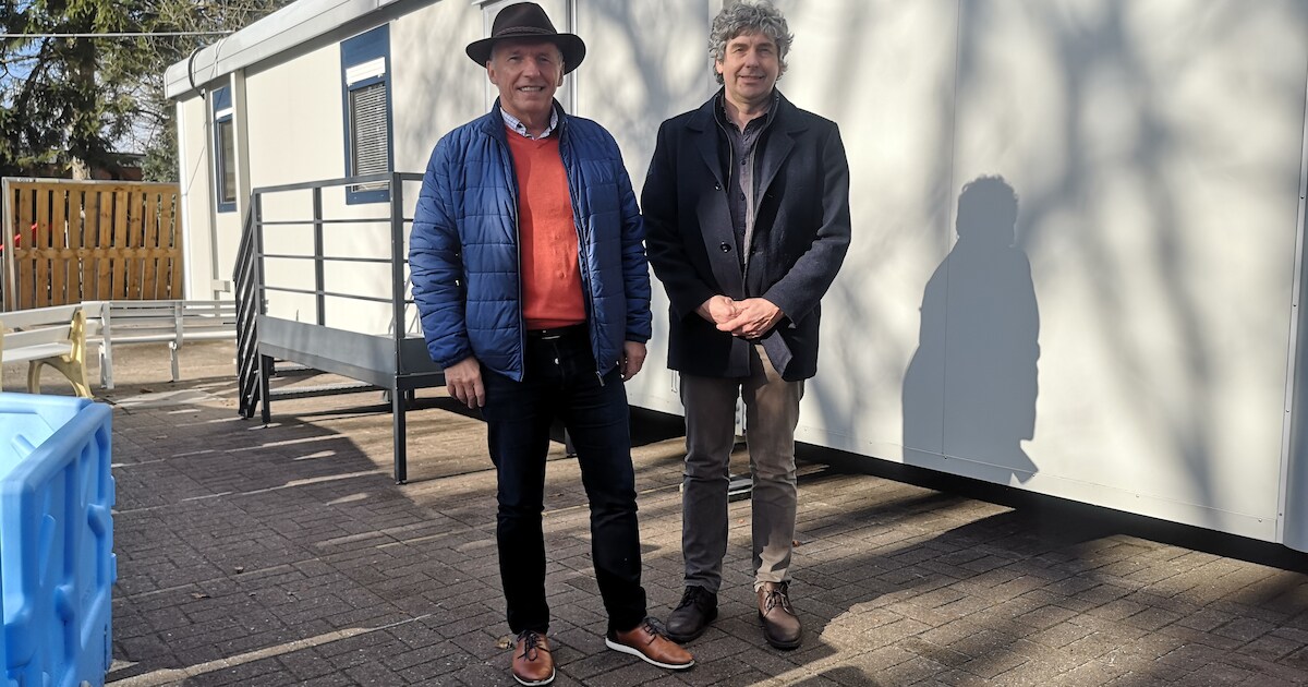 Extra klascontainer voor kleuterschool De Zonne vangt ...