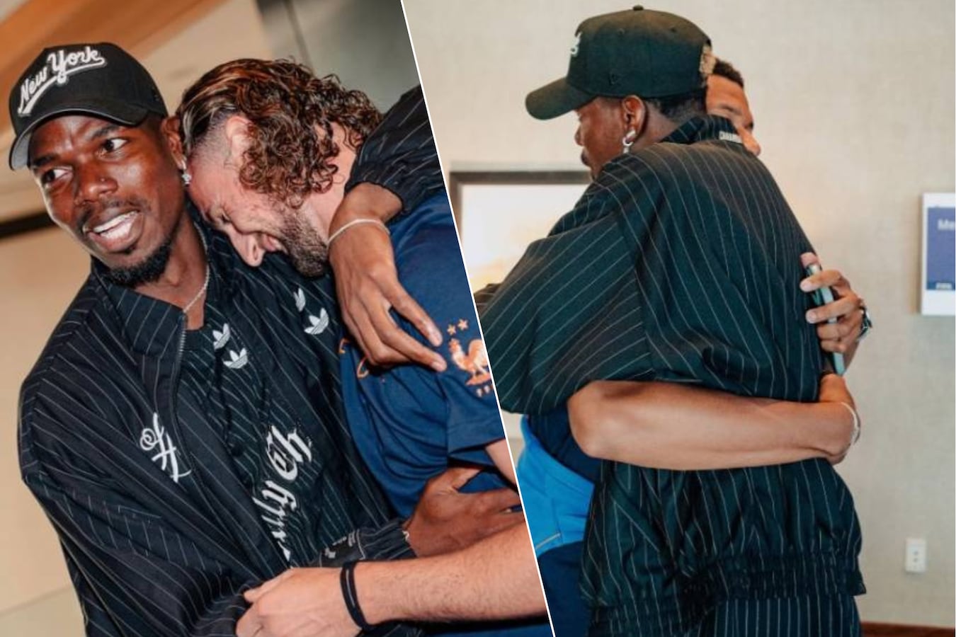 Wereldkampioen op bezoek: Paul Pogba dook gisteren op bij Franse ...