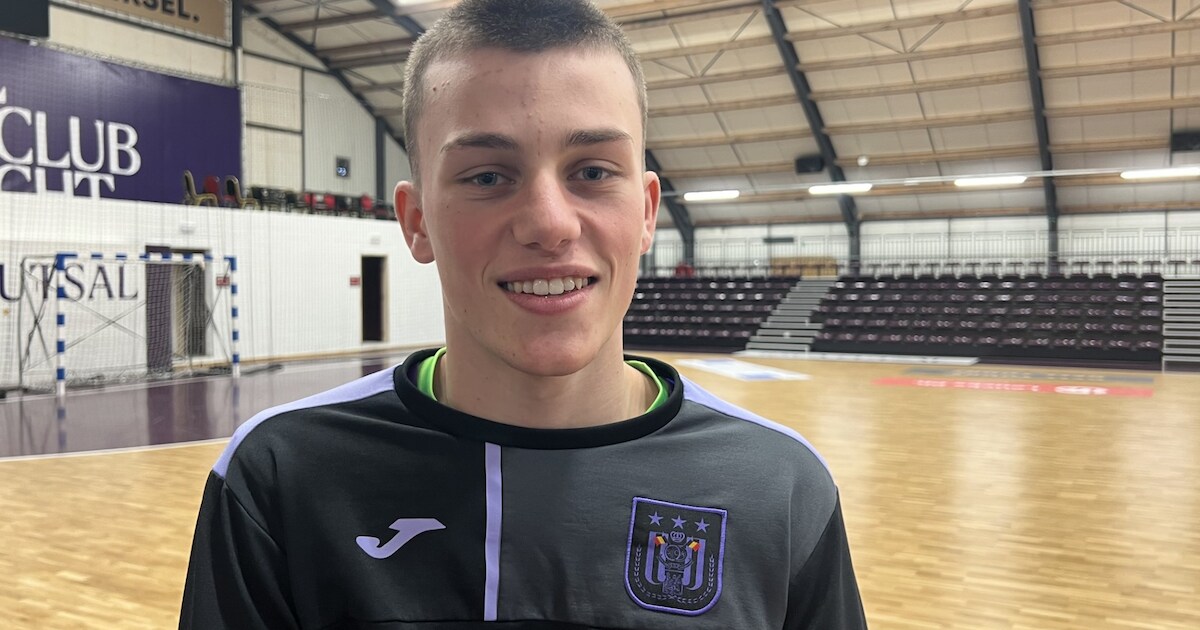 Achttienjarige Tom Cardoen keepte met RSCA Futsal kwartfinale van ...