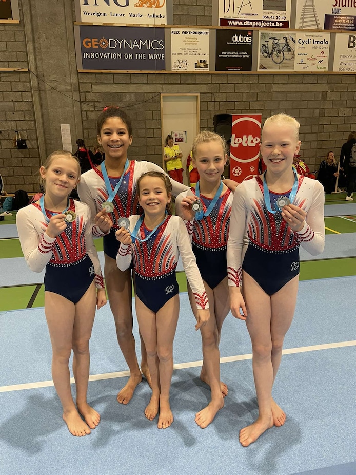 Meisjes GymMax scoren op Oost-Vlaams Kampioenschap Toestelturnen | Dendermonde | hln.be