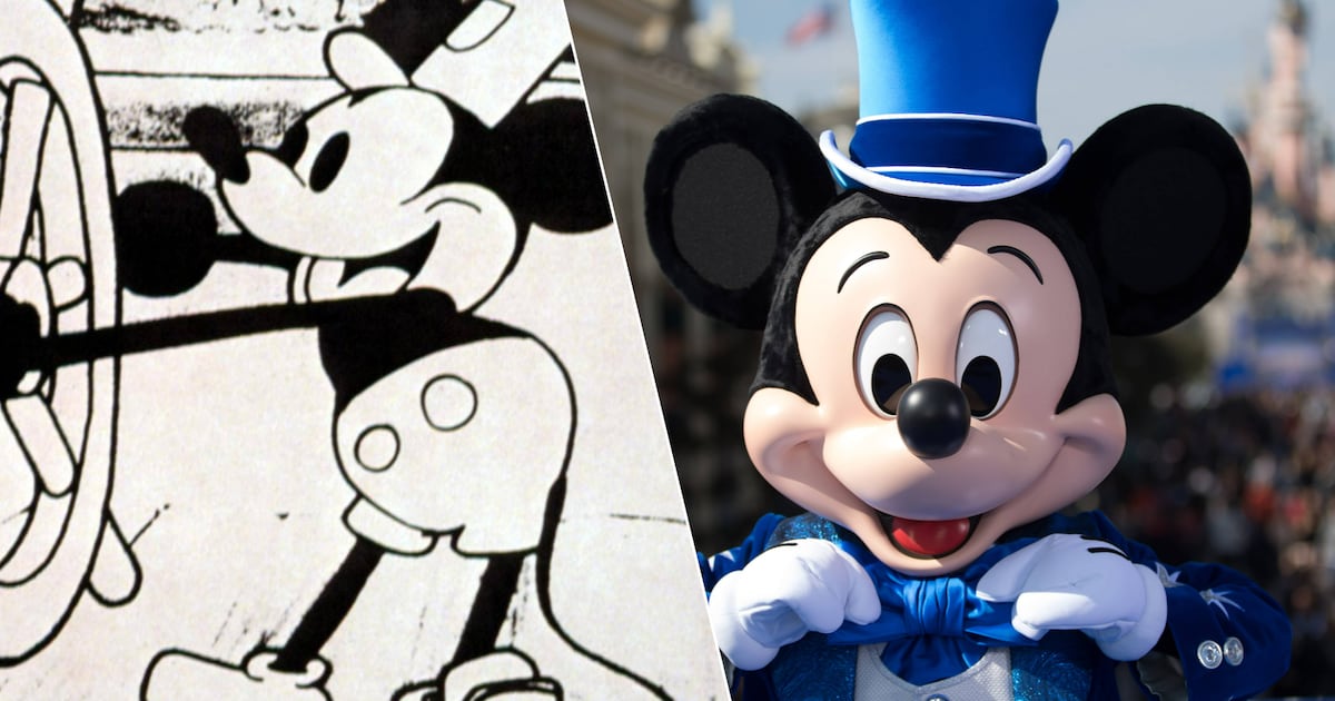 Mickey Mouse wordt volgend jaar bezit van iedereen, maar... met een ...