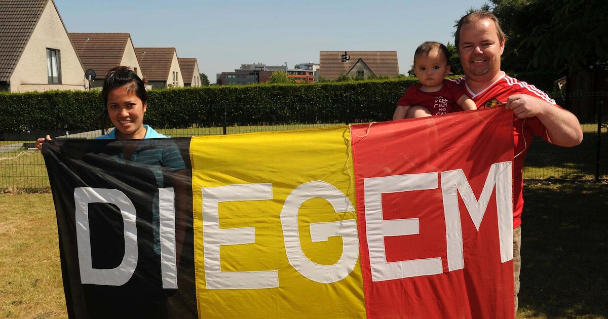België-Engeland, met een knoert van 'reclame' voor Diegem | Machelen ...