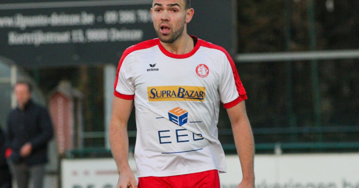 Gauthier Van De Geuchte (FC Gullegem) ontgoocheld na nederlaag tegen ...