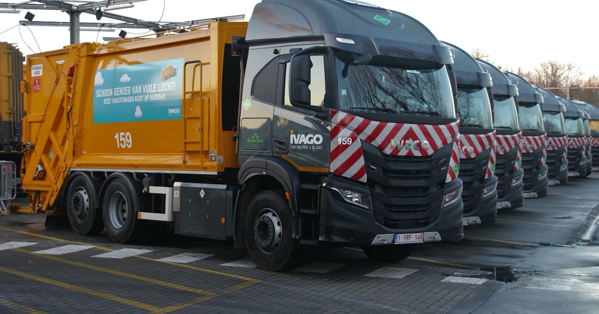 Ivago haalt vuilnis op met propere vrachtwagens | Gent | HLN.be
