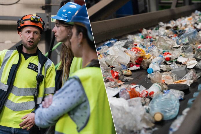 In dit sorteercentrum passeert élke dag 350 ton pmd-afval: “Luiers ...
