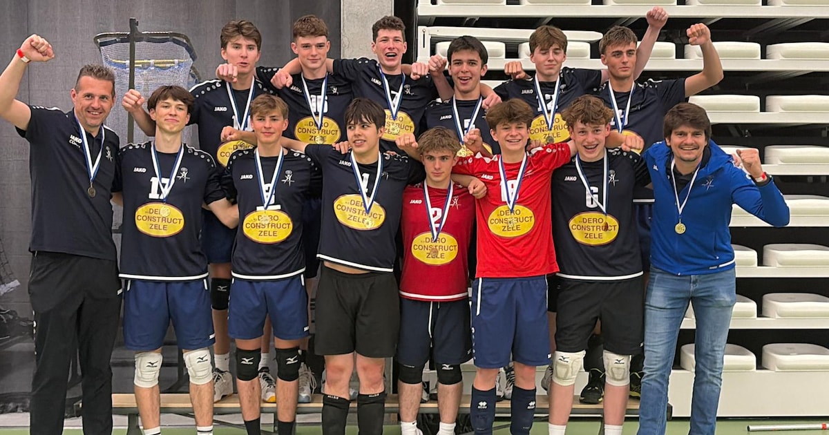 Jongens U17 van volleybalclub JTV Dero Zele Berlare kronen zich in ...