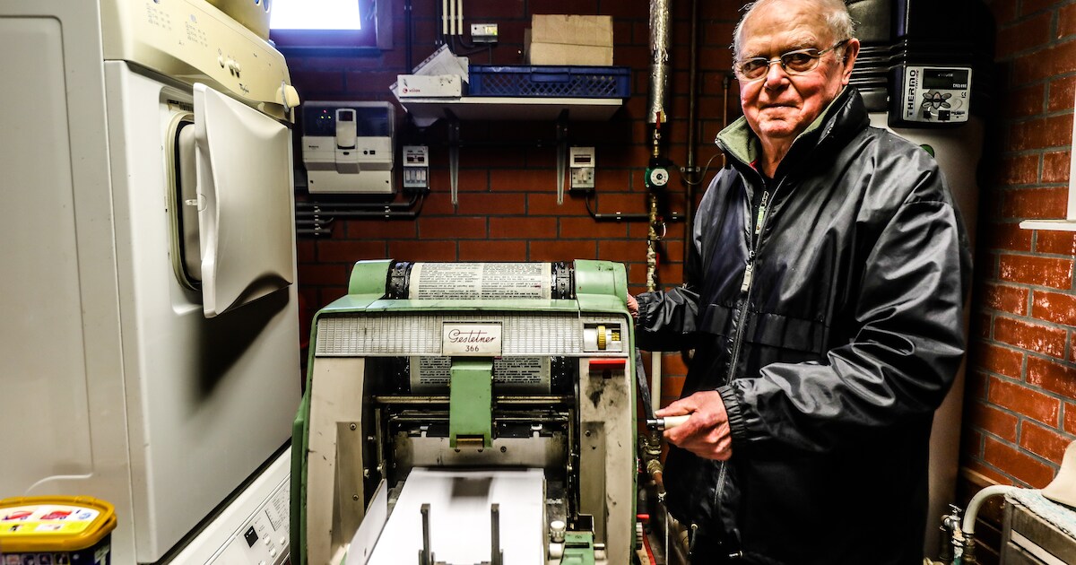 Na 52 jaar zet Georges (80) z’n dorpskrant stop: "Zelfs een ...
