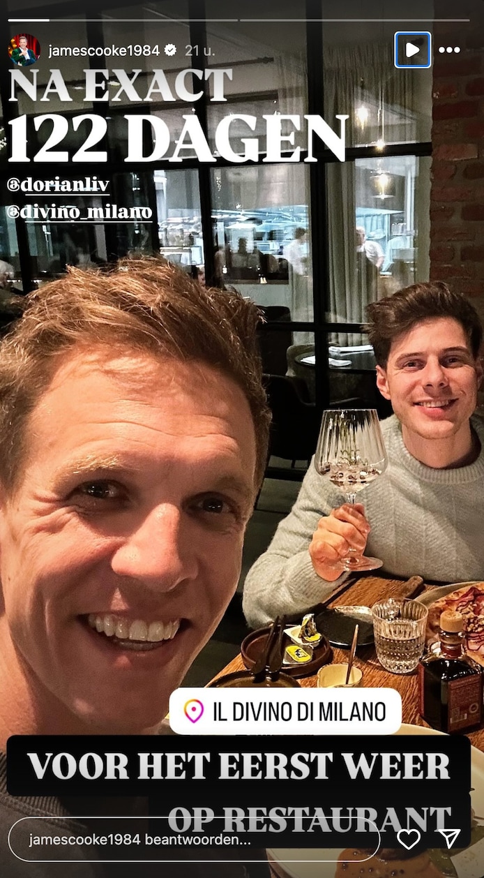 BV 24/7. Jonatan Medart is twee jaar samen met zijn lief en James Cooke ging na 122 dagen nog ...