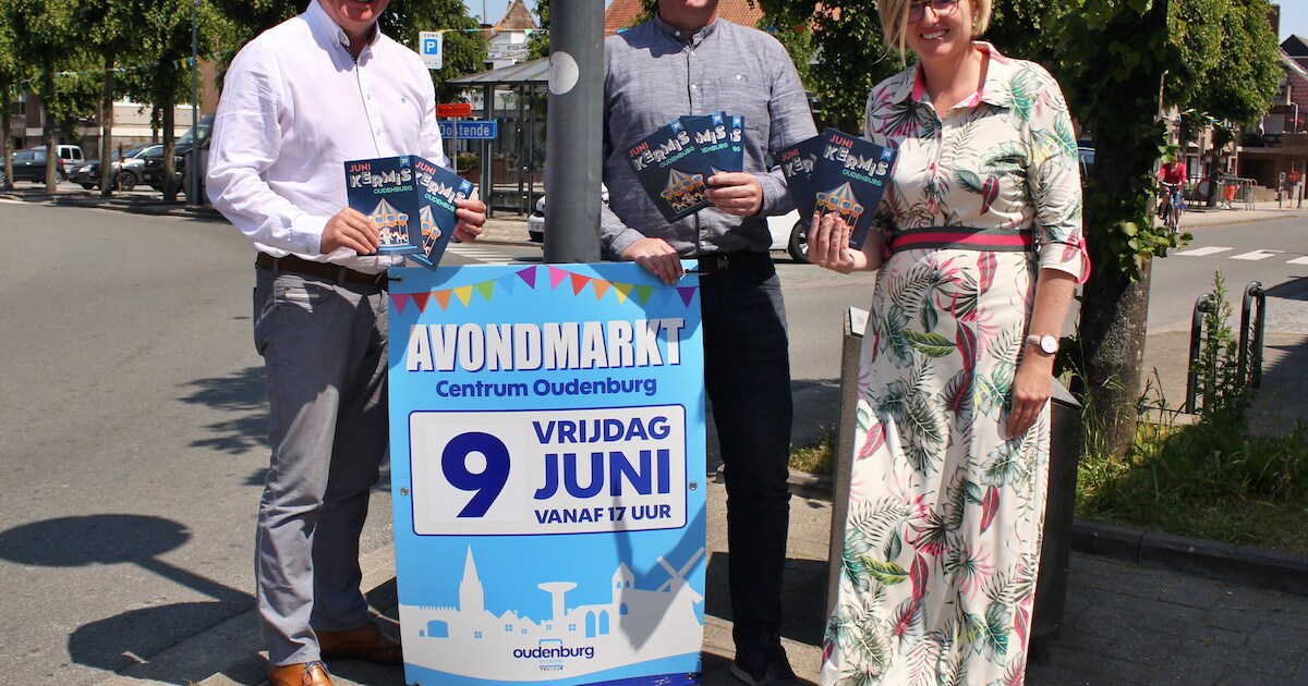 Feestelijke avondmarkt opent kermisweekend in Oudenburg | Oudenburg | HLN.be