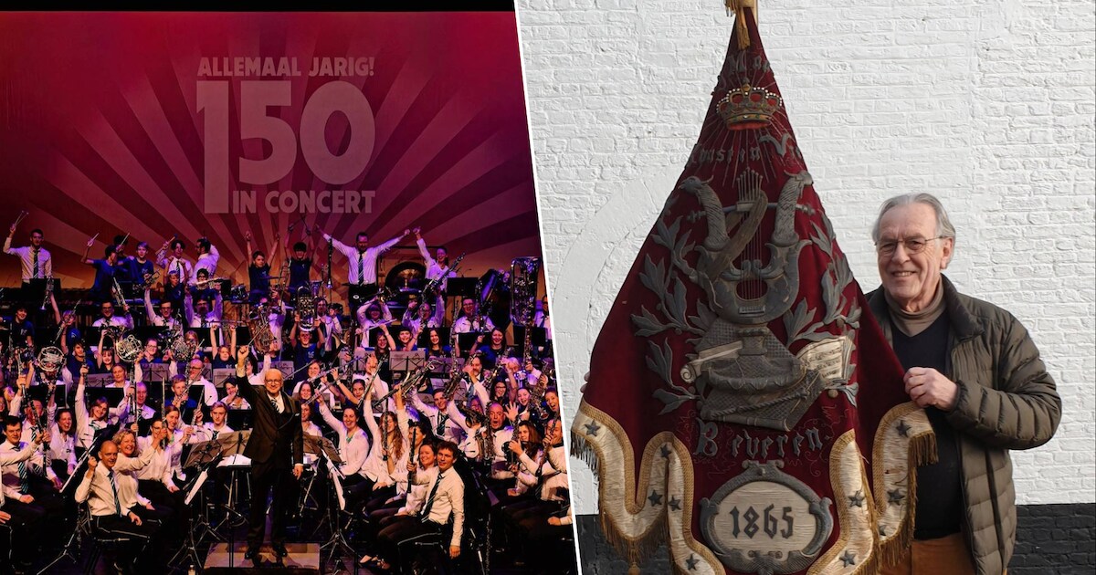 Harmonieorkest viert 150-jarig bestaan… 9 jaar te laat: “En toch gaat ...