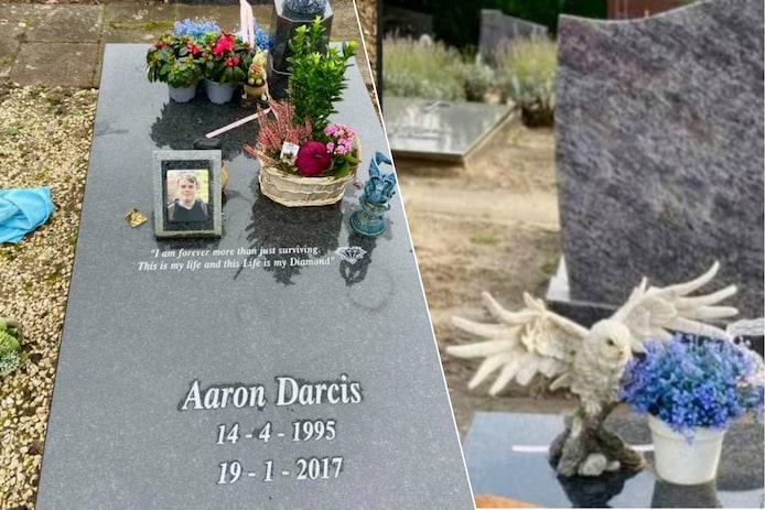Dief steelt Harry Potter-uil van graf van 21-jarige Aaron: “Lig je er ...