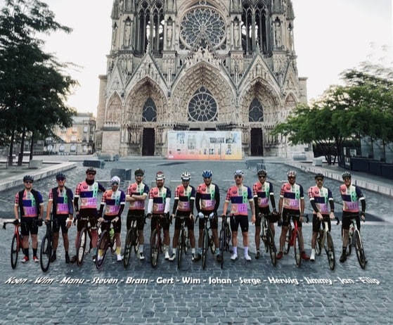 350 kilometer en 3.200 hoogtemeters: WTC Kevers rijdt van Reims met de ...