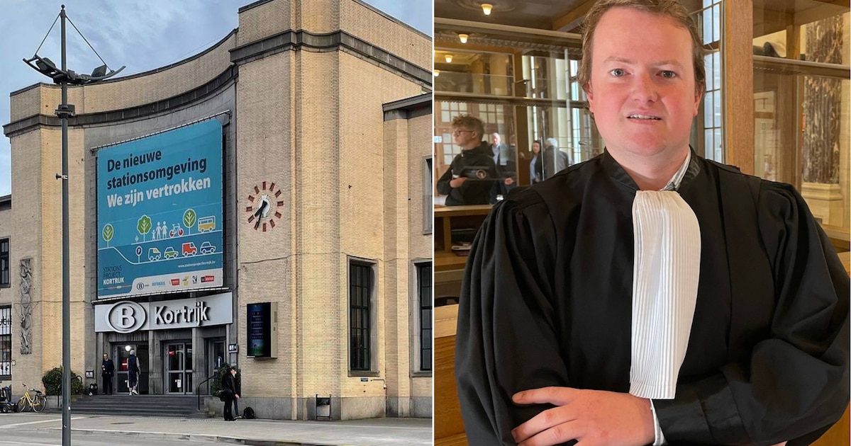 Man (22) voor rechter na agressie tegen stationschef in Kortrijk: “Hij ...