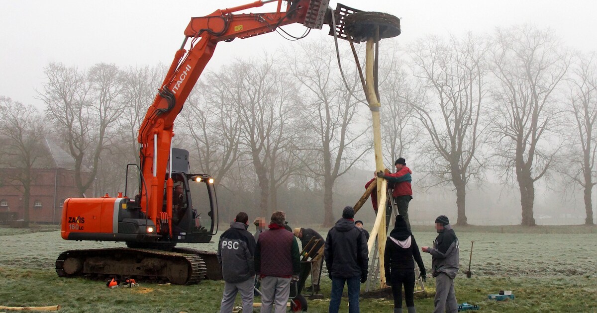 Gevangenis Hoogstraten krijgt ooievaarsnest | Hoogstraten | hln.be